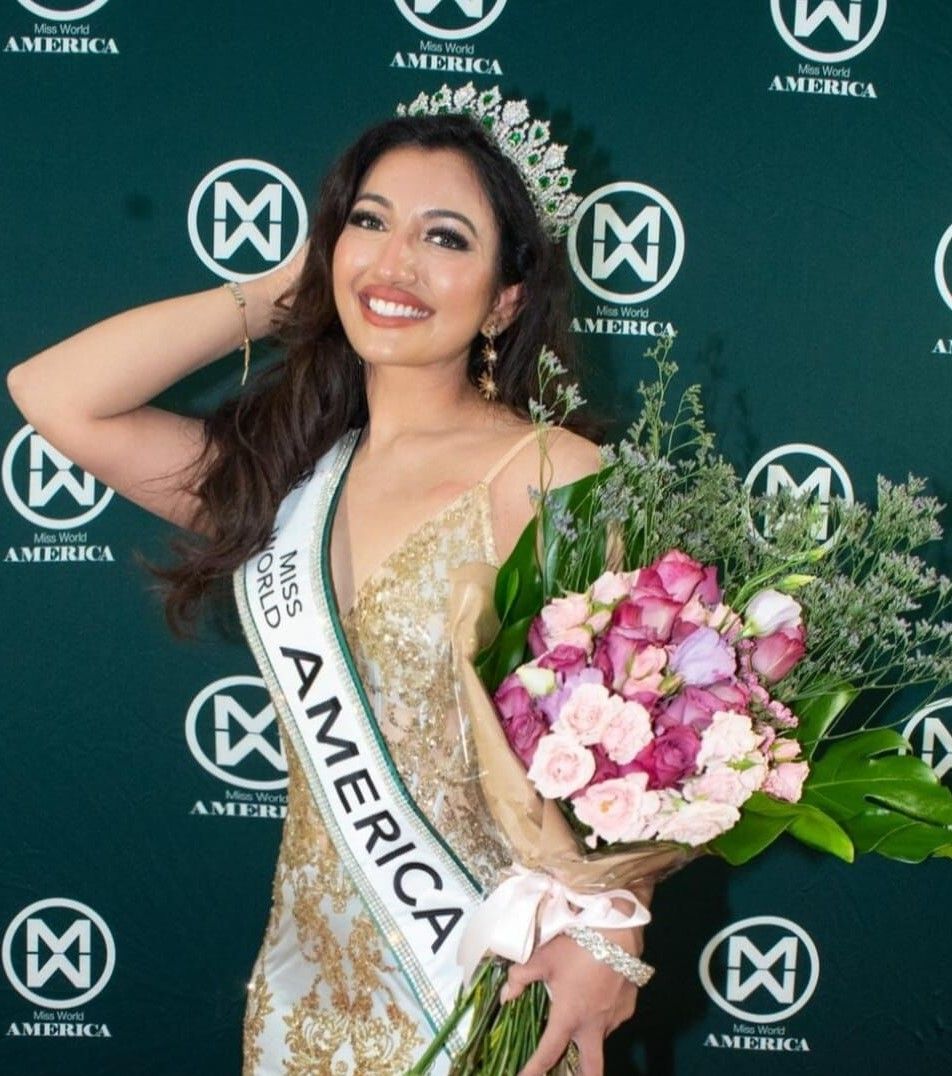 Indian American Model crowned Miss World America 2021