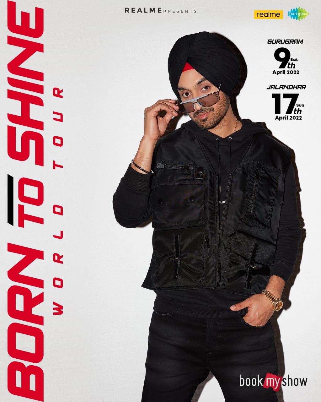 Diljit Dosanjh's 'Born To Shine' international tour begins April 9