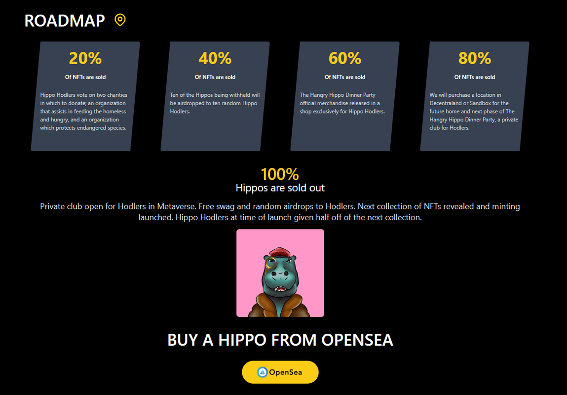 The Hangry Hippo Dinner Party NFT Collection: Support Wildlife and End ...