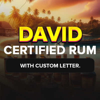 Redeem David Certified Rum - AyeZee