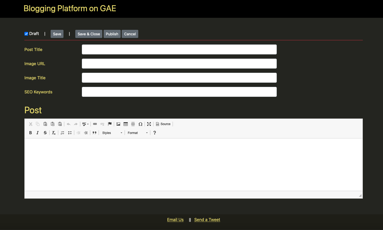 Build & Host a Blogging Platform on Google App Engine (Part 4): Create ...
