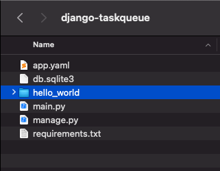 Run a Google App Engine App which Uses Django & Cloud Tasks Locally