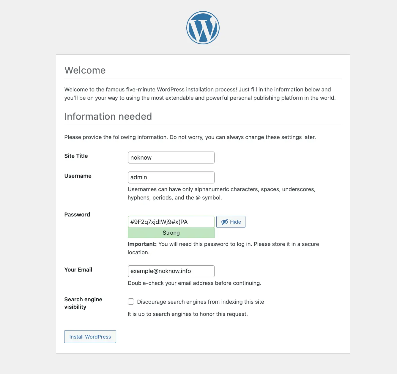 Install WordPress + MySQL + Apache on Docker - noknow Install WordPress + MySQL + Apache on Docker - noknow
