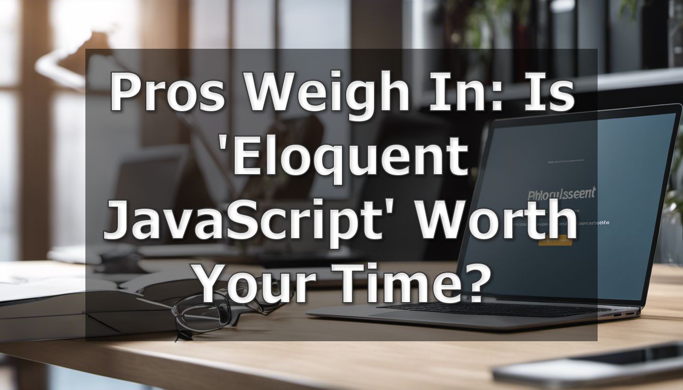 Cover Of The Book Eloquent Javascript