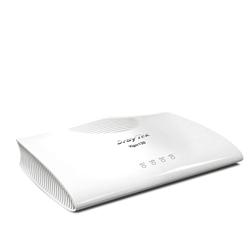 DrayTek Vigor 130 ADSL2+ & VDSL Wired Gigabit Ethernet Modem | NetXL