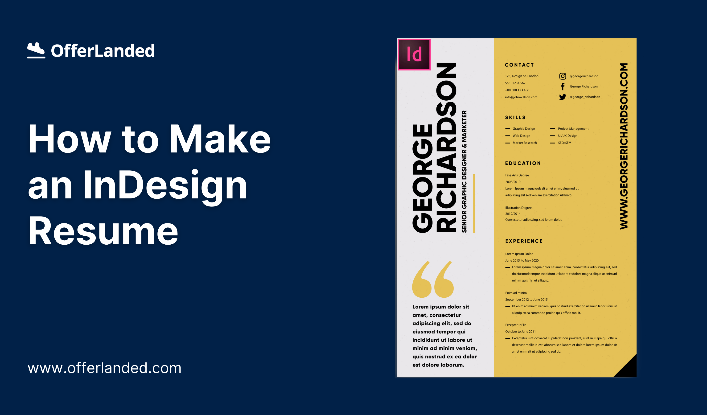 How to Create a Professional Resume Using InDesign