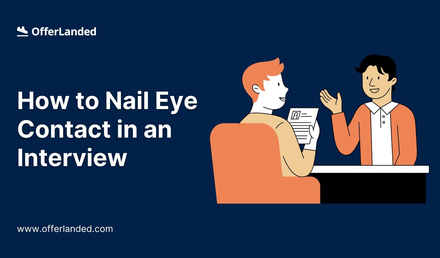 How to Nail Eye Contact in an Interview