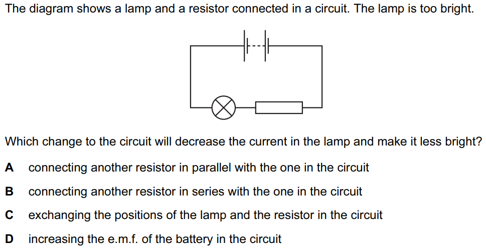 D.C circuits Mega Test (Part 3) – Olevels.Com