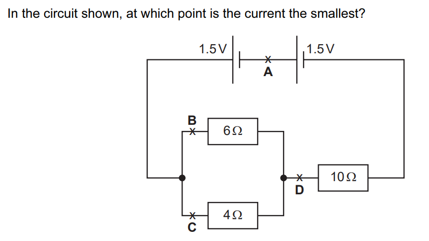 D.C circuits Mega Test (Part 2) – Olevels.Com