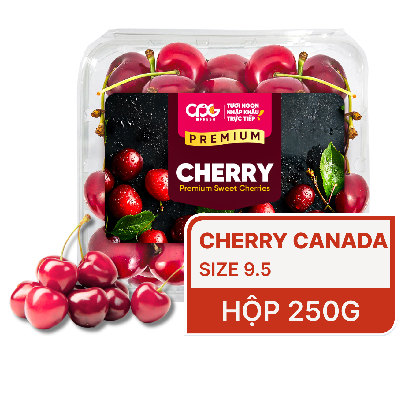 Cherry Canada hộp 250G (1 Hộp) - Chuỗi siêu thị thực phẩm tươi ngon ...