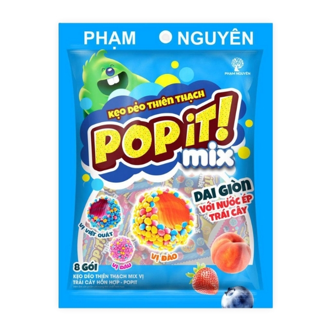 Kẹo dẻo thiên thạch mix vị trái cây hỗn hợp Popit gói 100g - Chuỗi siêu ...