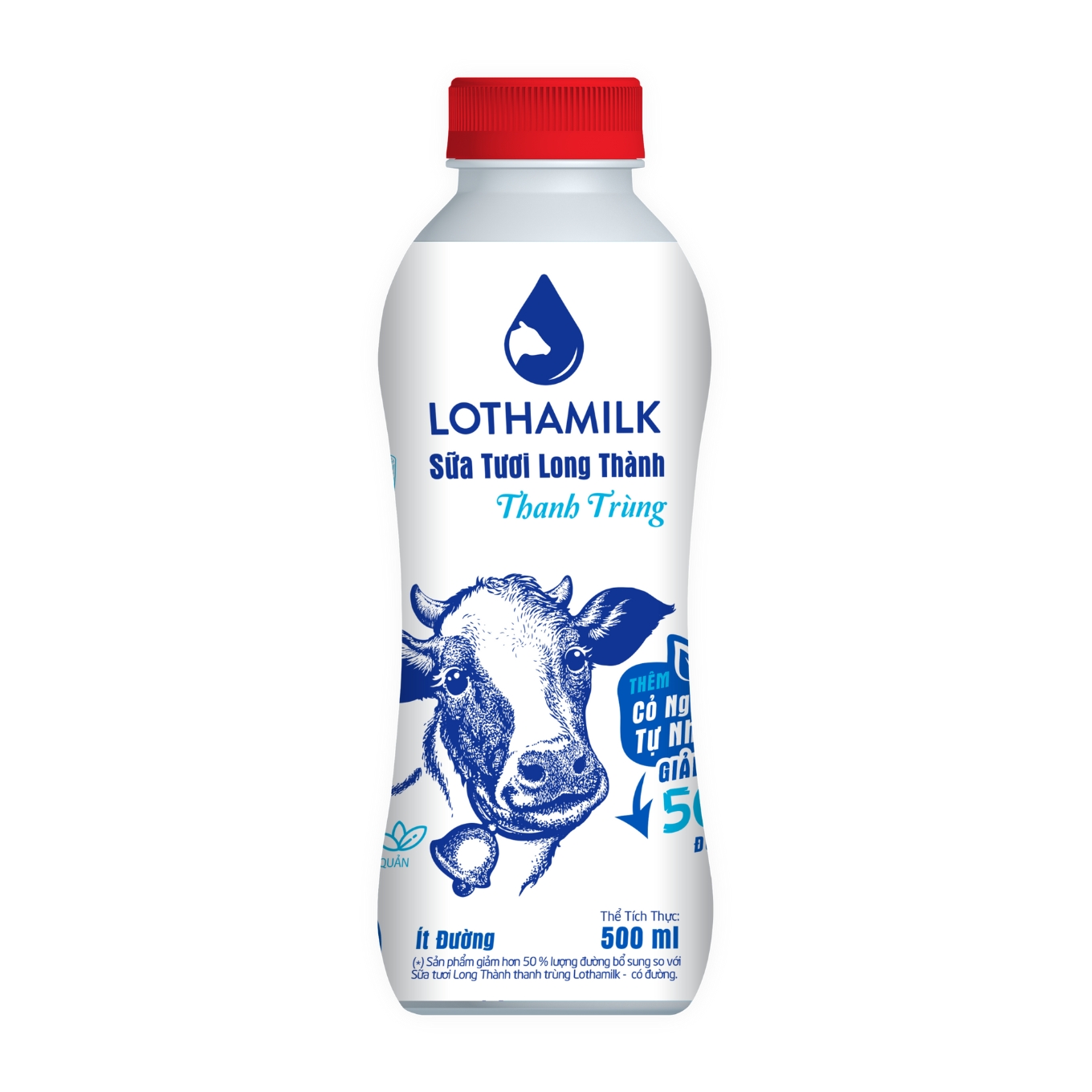 Sữa thanh trùng ít đường Lothamilk chai 500ml (1 Chai) - Chuỗi siêu thị ...