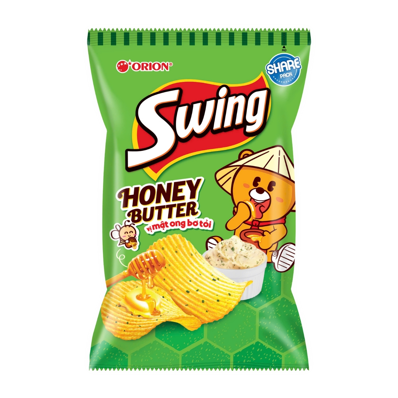 Snack khoai tây vị mật ong bơ tỏi Swing gói 78g - Chuỗi siêu thị thực ...