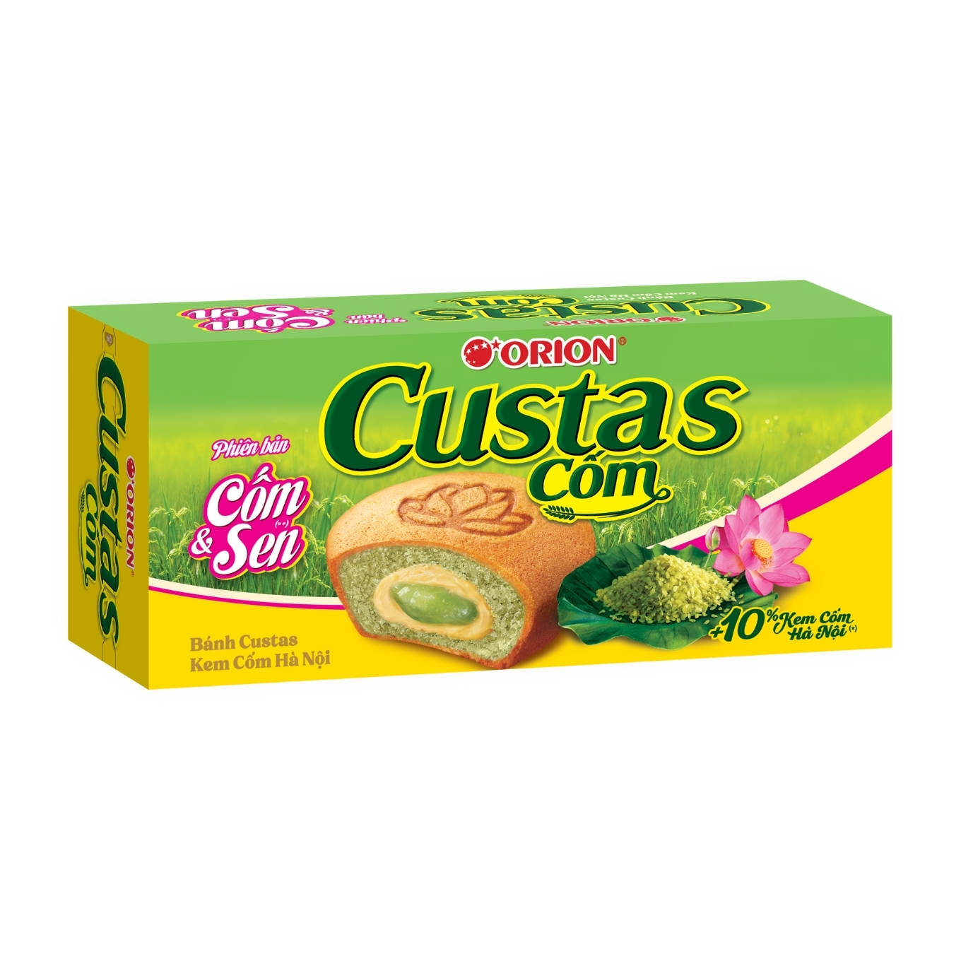 Bánh Custas vị cốm Orion hộp 139.5g (1 Hộp) - Chuỗi siêu thị thực phẩm ...