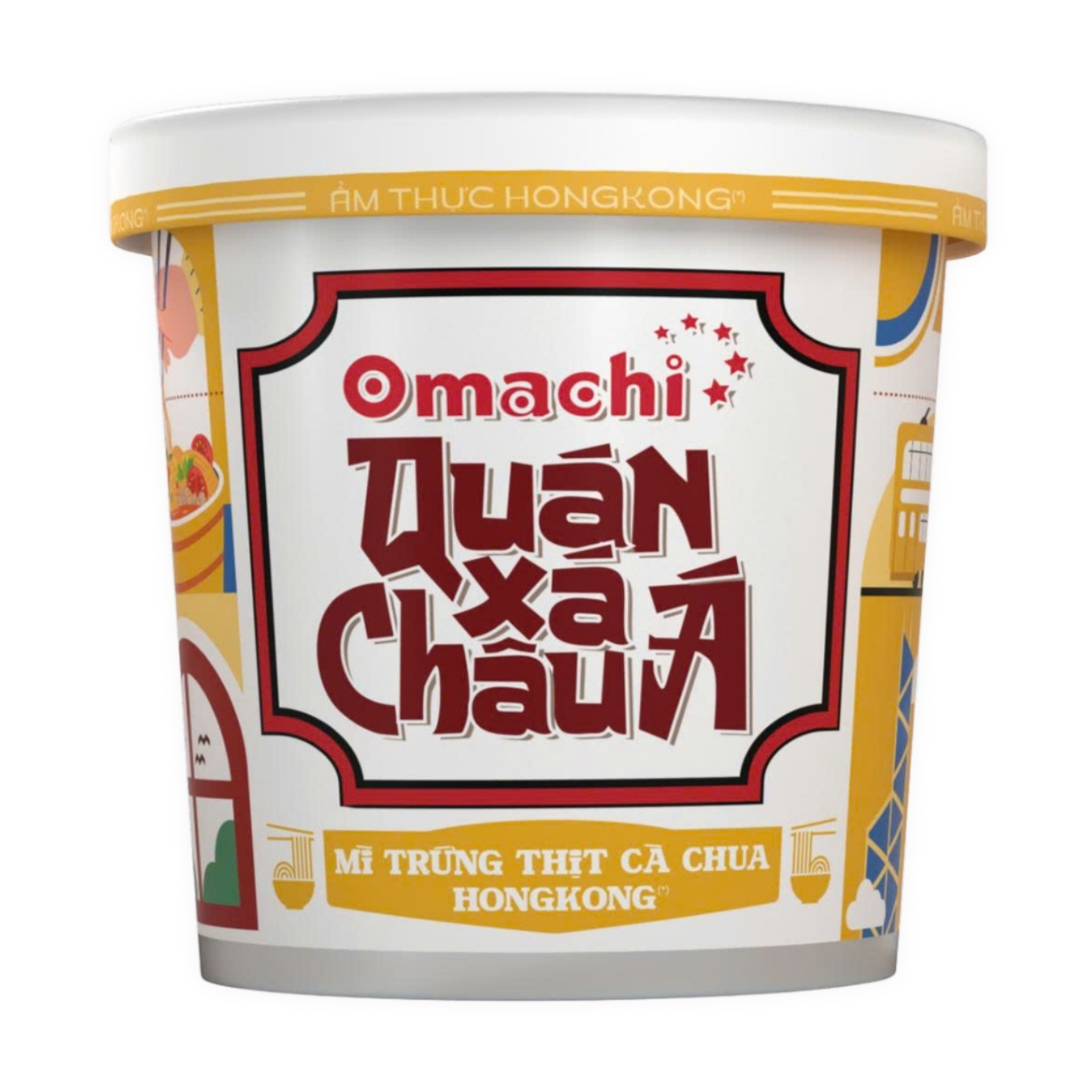 Quán xá châu á mì cà chua trứng Hong Kong Omachi hộp 104g (1 Hộp ...