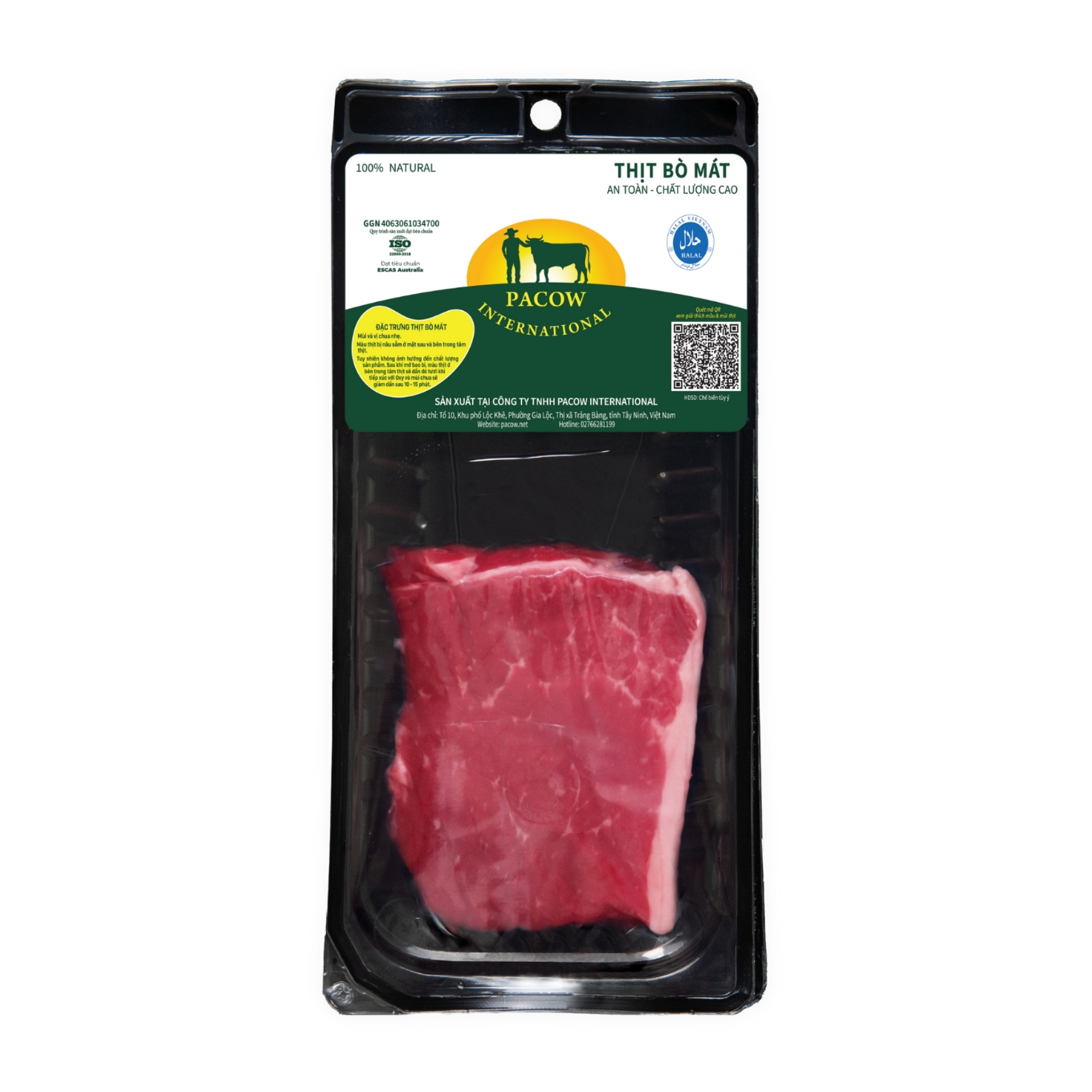 Bít tết đùi bò Úc Pacow khay 250gr - Chuỗi siêu thị thực phẩm tươi ngon ...