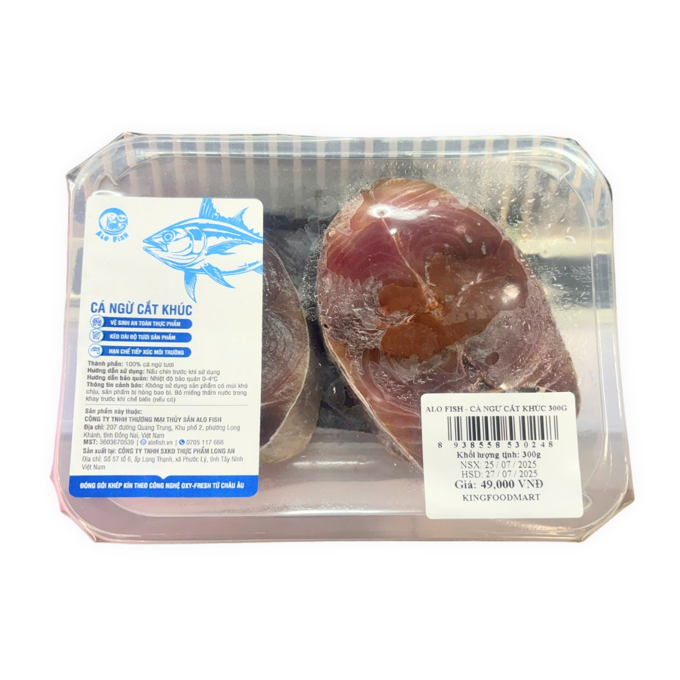 Cá ngừ cắt khúc Alo Fish khay 300g (1 Khay) - Chuỗi siêu thị thực phẩm ...