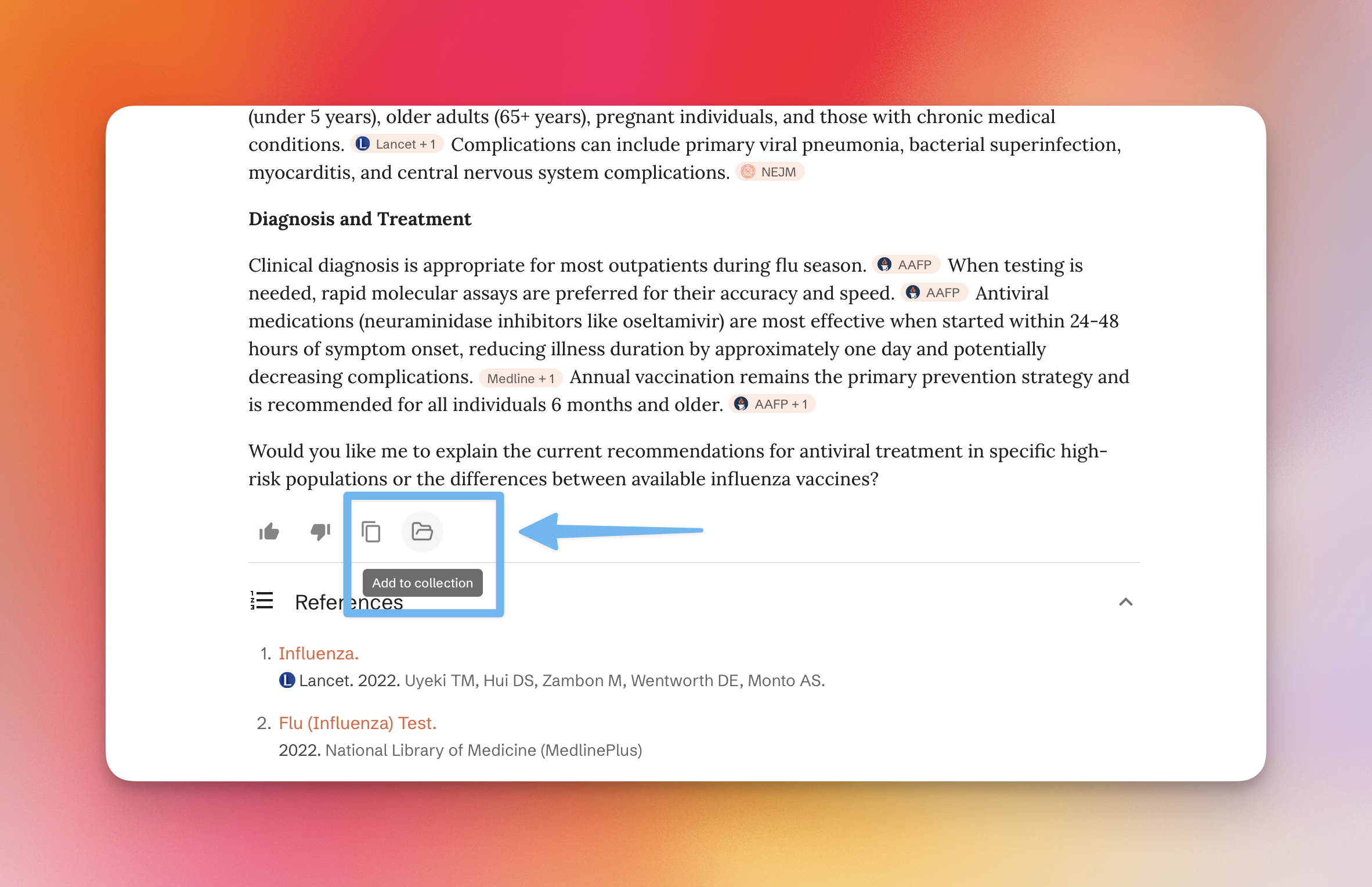 Collections | User Guide | OpenEvidence