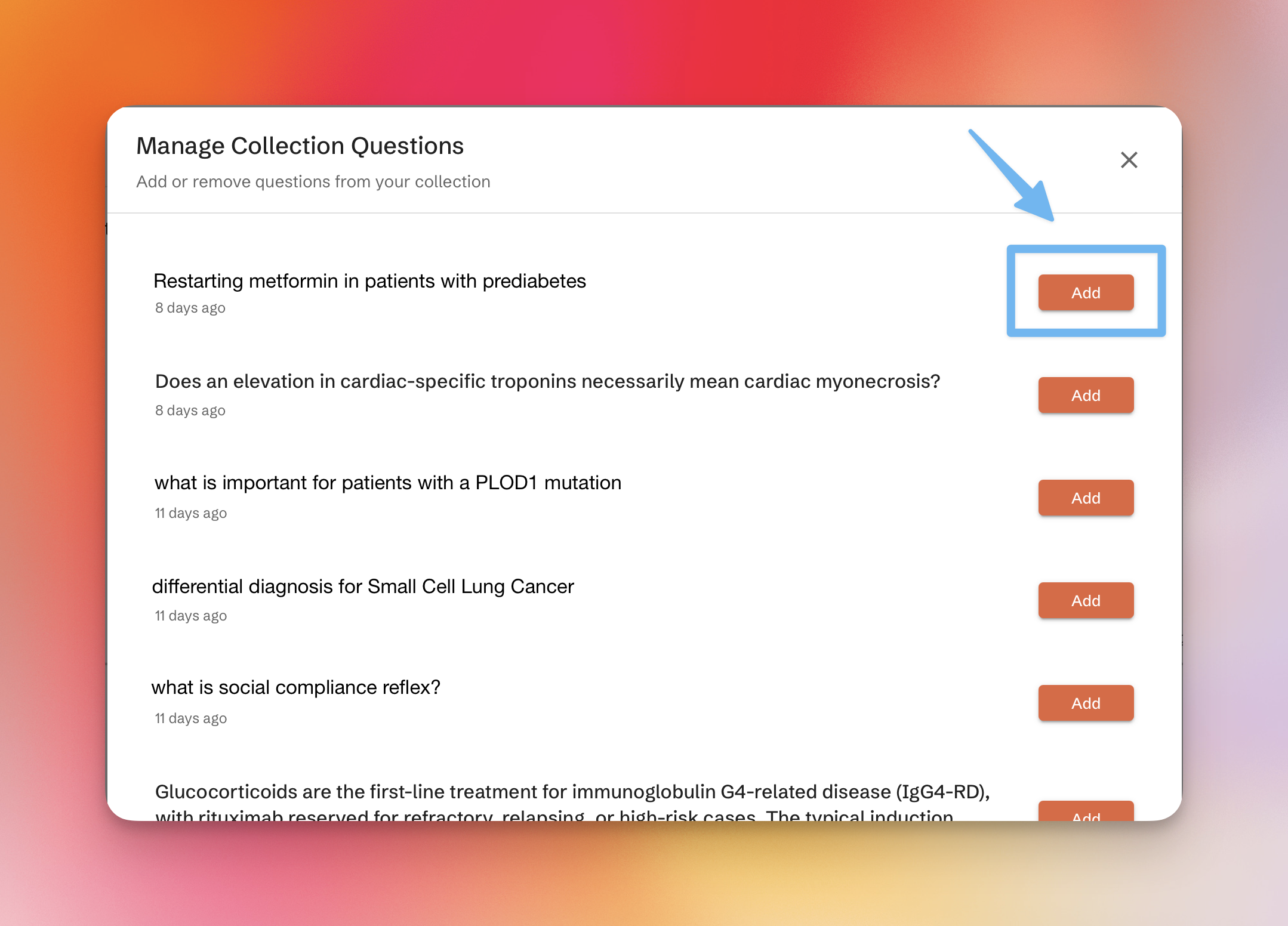 Collections | User Guide | OpenEvidence