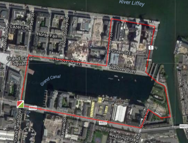 Is this route around Grand Canal possible? : r/Dublin