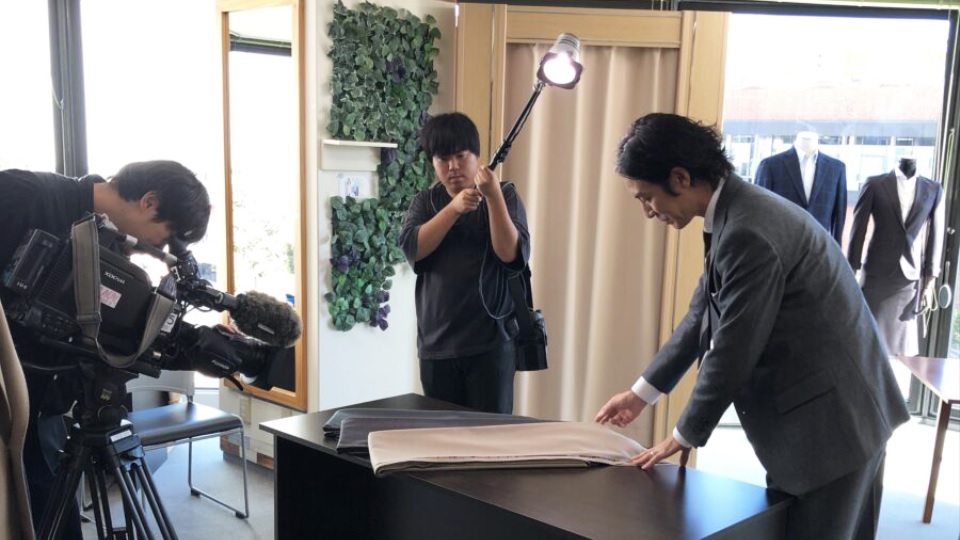 2023年10月23日khb東日本放送「チャージ！」で放送されました！ - メディア掲載情報 - オーダースーツSADA