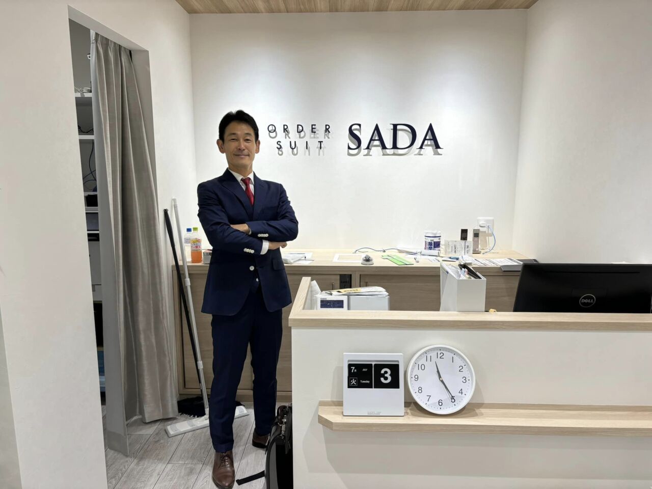 明日7/5オープンのオーダースーツSADA調布店を視察！ - オーダースーツSADA