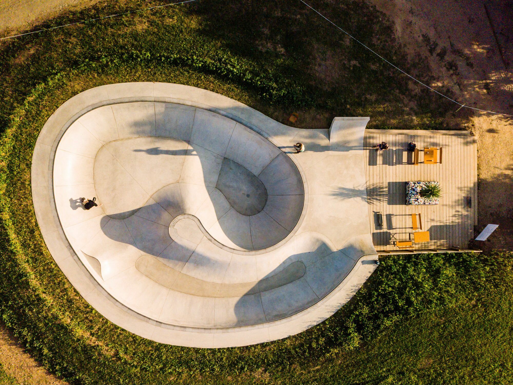 Outside Devon • The Outside concrete skatebowl in the South Hams, Devon.