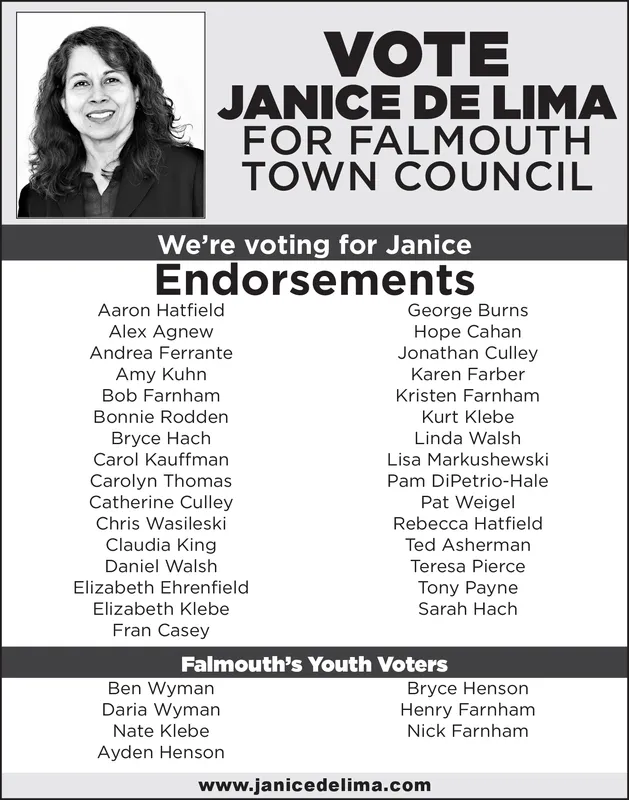 THURSDAY, MAY 30, 2019 Ad - Janice deLima for Town Council - The Forecaster