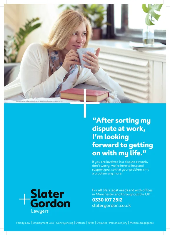 SUNDAY, AUGUST 18, 2019 Ad - Slater & Gordon (UK) LLP - Lancashire Life