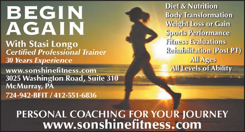 SUNDAY, SEPTEMBER 1, 2019 Ad - Sonshine Fitness - Observer-Reporter