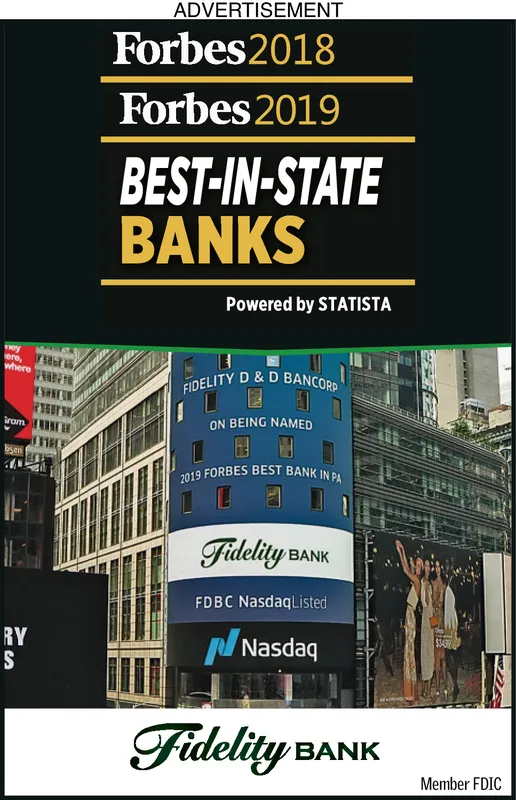 WEDNESDAY, OCTOBER 23, 2019 Ad - Fidelity Bank - West Scranton - The ...