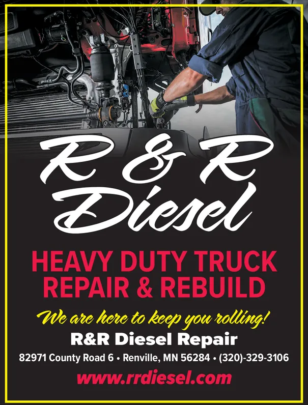 THURSDAY, OCTOBER 31, 2019 Ad - R&R Diesel Repair - West Central Tribune