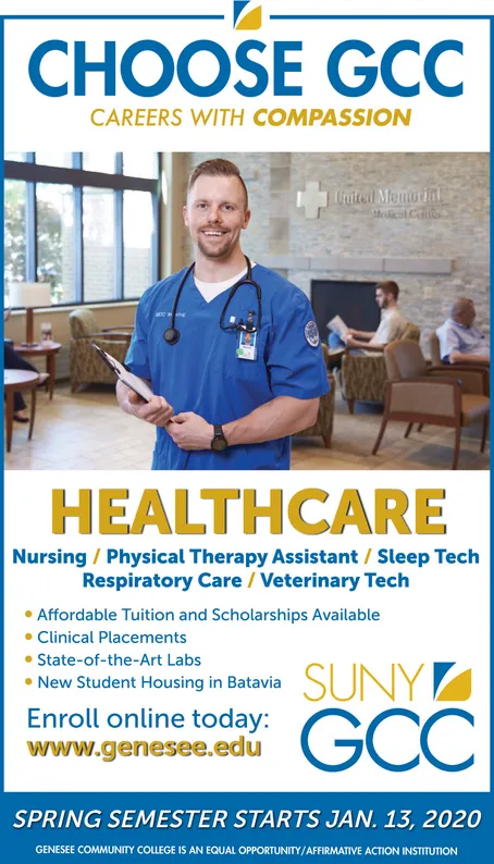 SUNDAY, DECEMBER 8, 2019 Ad - SUNY GCC Genesee Community College ...