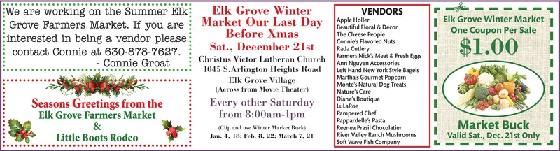 FRIDAY, DECEMBER 20, 2019 Ad - Elk Grove Farmers Market - Daily Herald ...