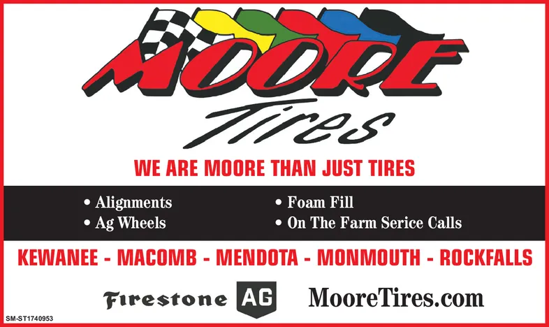 MONDAY, JANUARY 13, 2020 Ad - Moore Tires - Sauk Valley Media