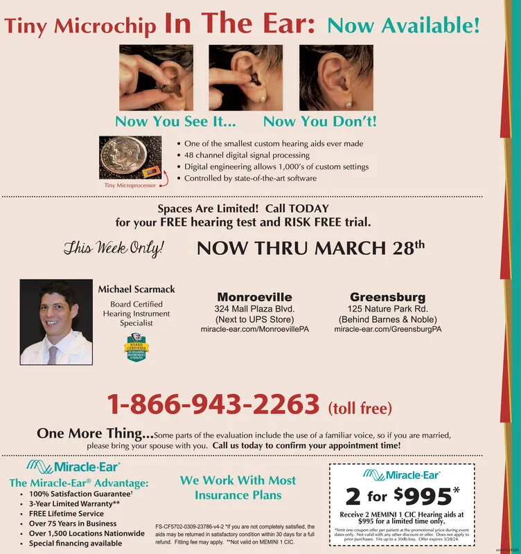 THURSDAY, MARCH 21, 2024 Ad - Miracle-Ear Hearing Aid Center ...