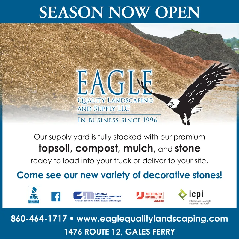 THURSDAY, APRIL 4, 2024 Ad - Eagle Quality Landscaping & Supply - The Day