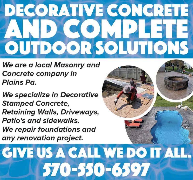 THURSDAY, APRIL 11, 2024 Ad - Old Time Masonry & Stamped Concrete Co ...