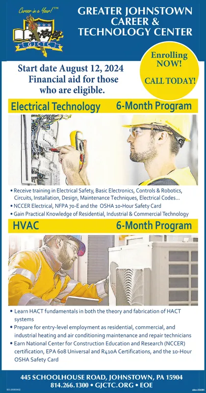 SUNDAY, JUNE 9, 2024 Ad - Greater Johnstown Career & Tech Center ...