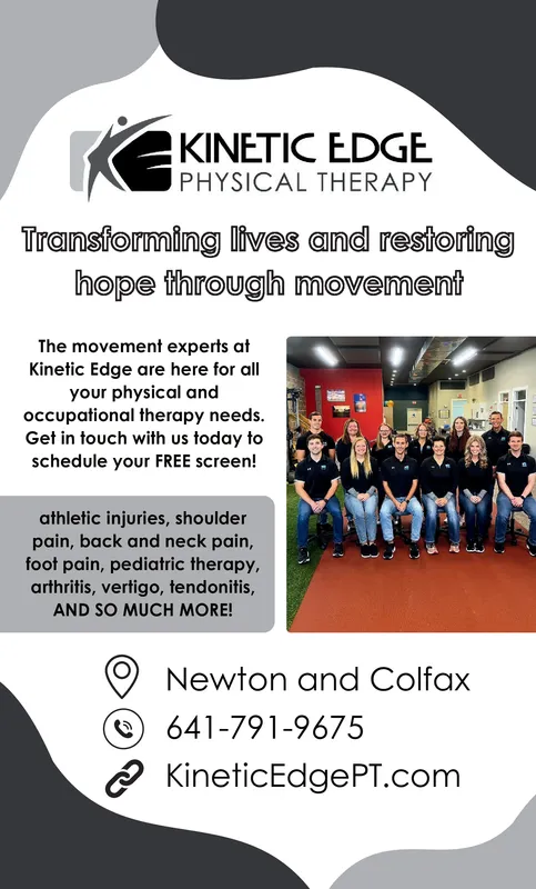 FRIDAY, AUGUST 30, 2024 Ad - Kinetic Edge Physical Therapy - Newton ...