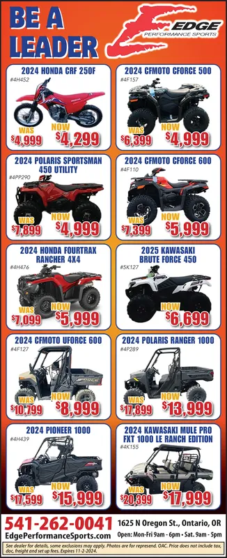 FRIDAY, OCTOBER 25, 2024 Ad - Edge Performance Sports - Argus Observer