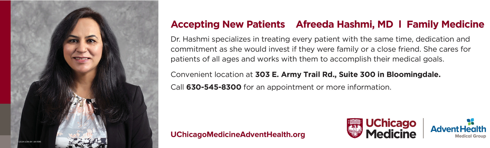 FRIDAY, DECEMBER 27, 2024 Ad - UChicago Medicine AdventHealth - Afreeda ...