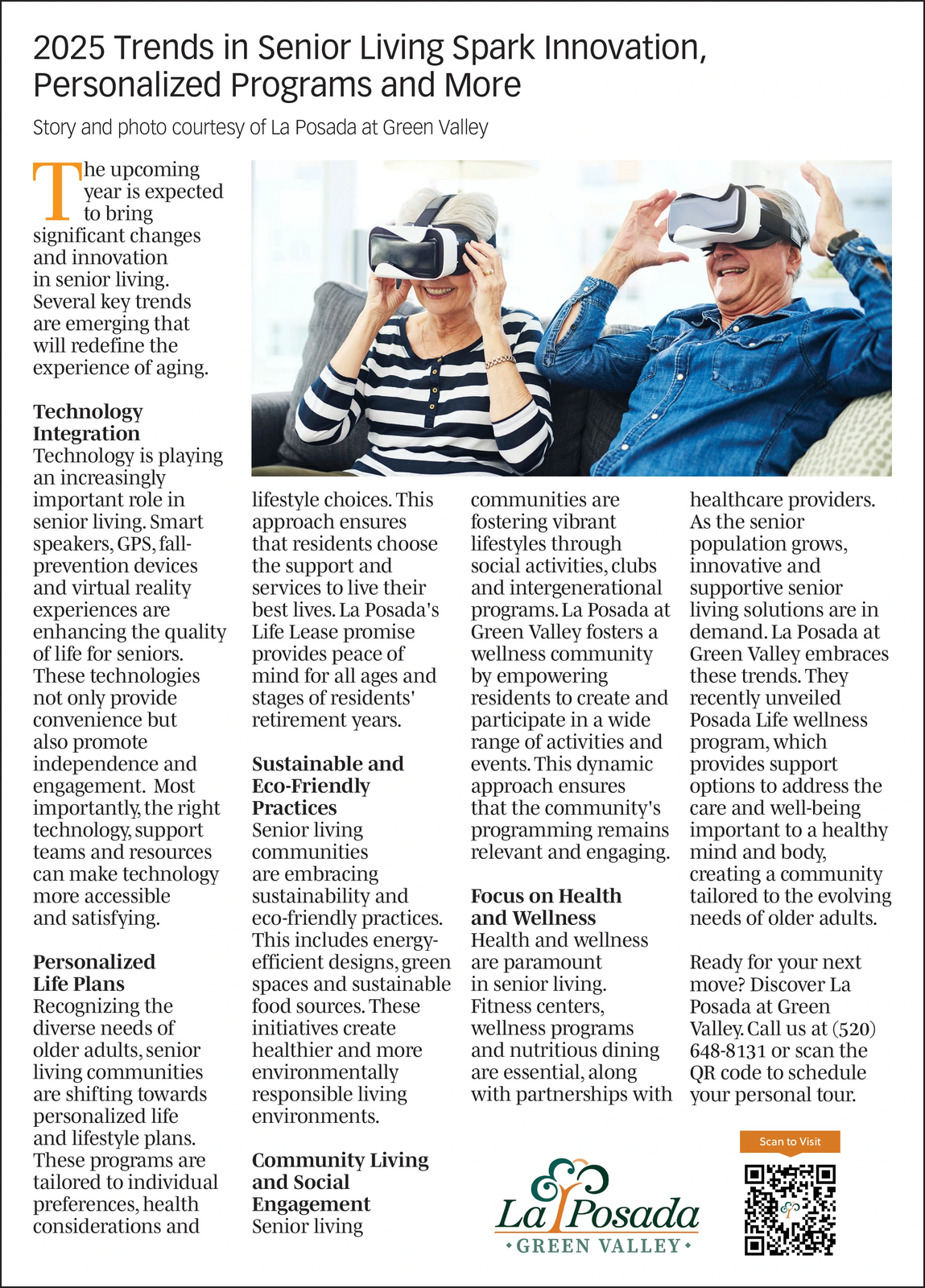 SATURDAY, DECEMBER 28, 2024 Ad - La Posada Green Valley - Green Valley ...