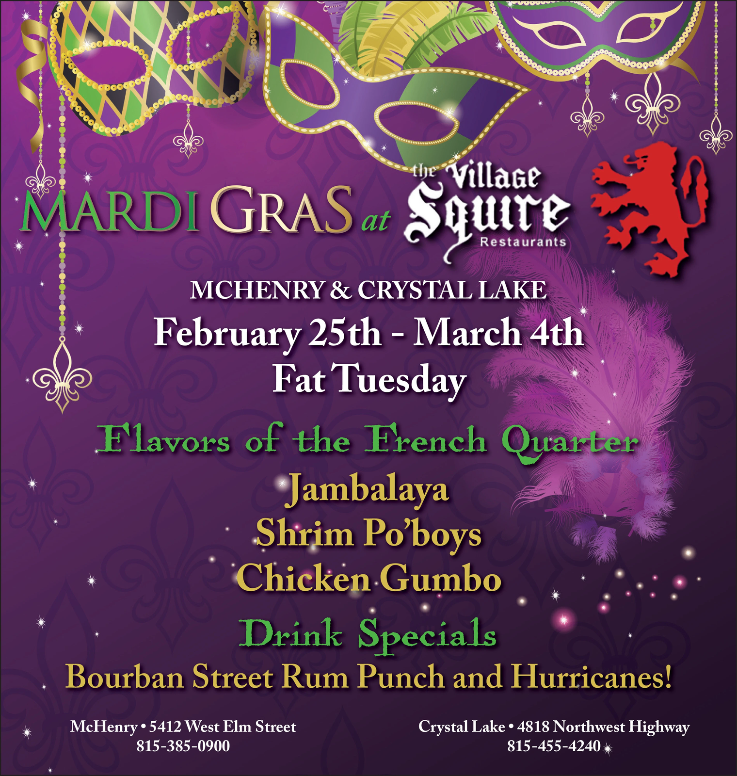 FRIDAY, FEBRUARY 28, 2025 Ad - The Village Squire Restaurants - Crystal ...