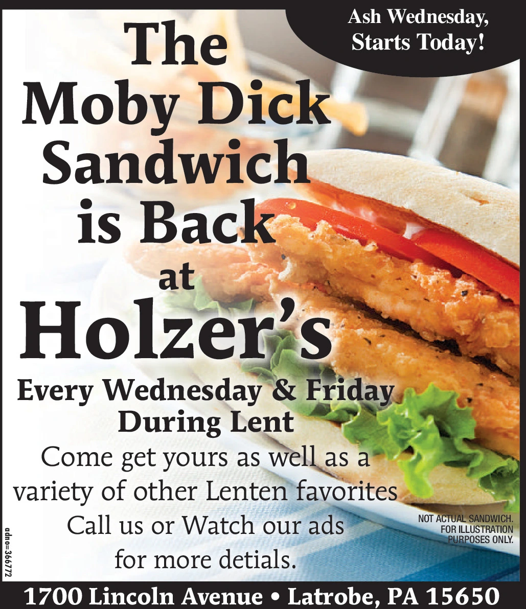 WEDNESDAY, MARCH 5, 2025 Ad - Holzer's BBQ Ribs & Sandwiches - Tribune ...