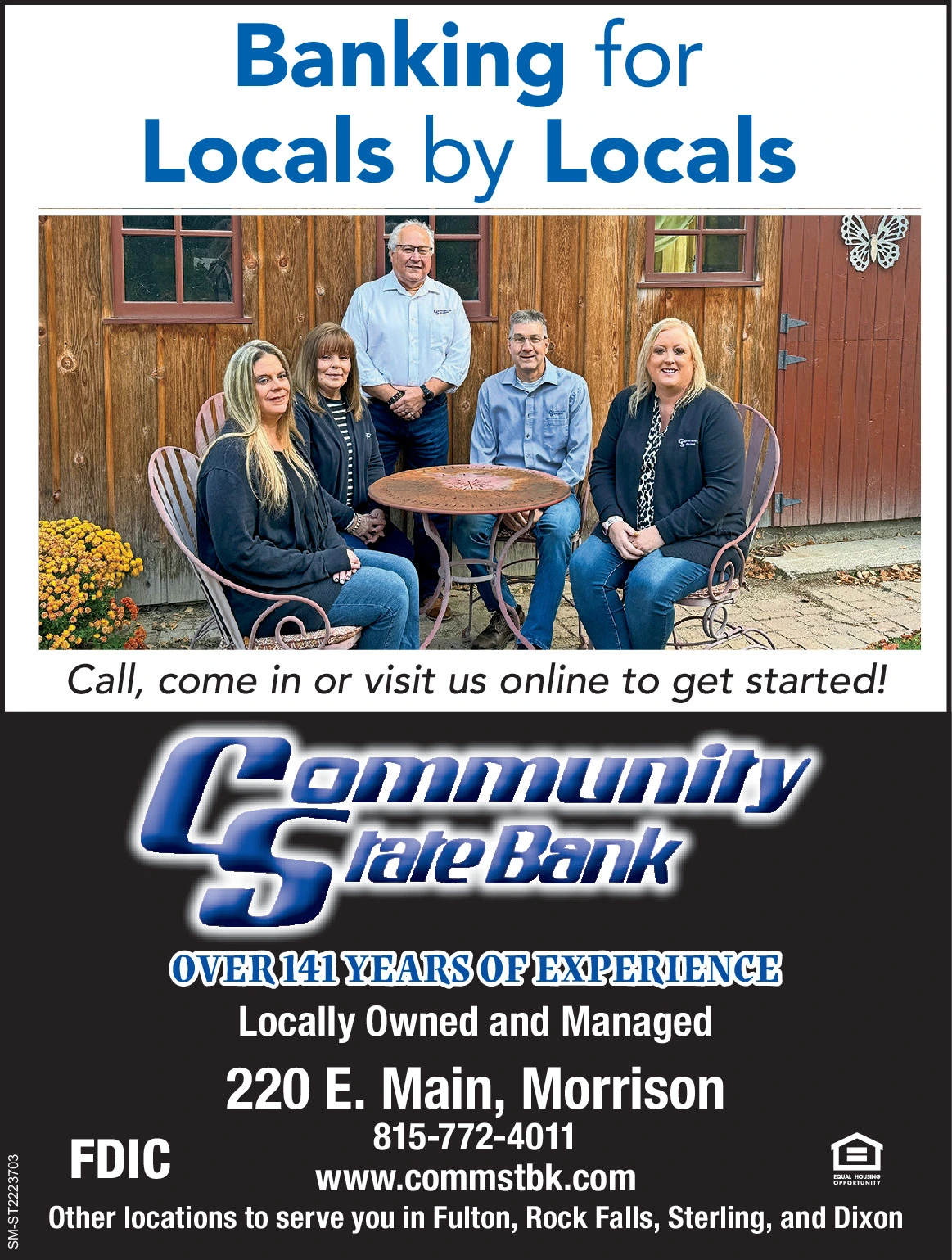 MONDAY, MARCH 10, 2025 Ad - Community State Bank - Sauk Valley Media