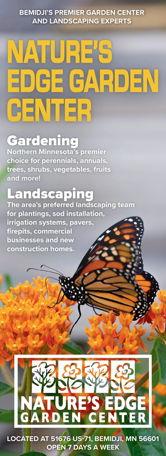 FRIDAY, MAY 23, 2025 Ad - Nature's Edge Garden Center - The Bemidji Pioneer