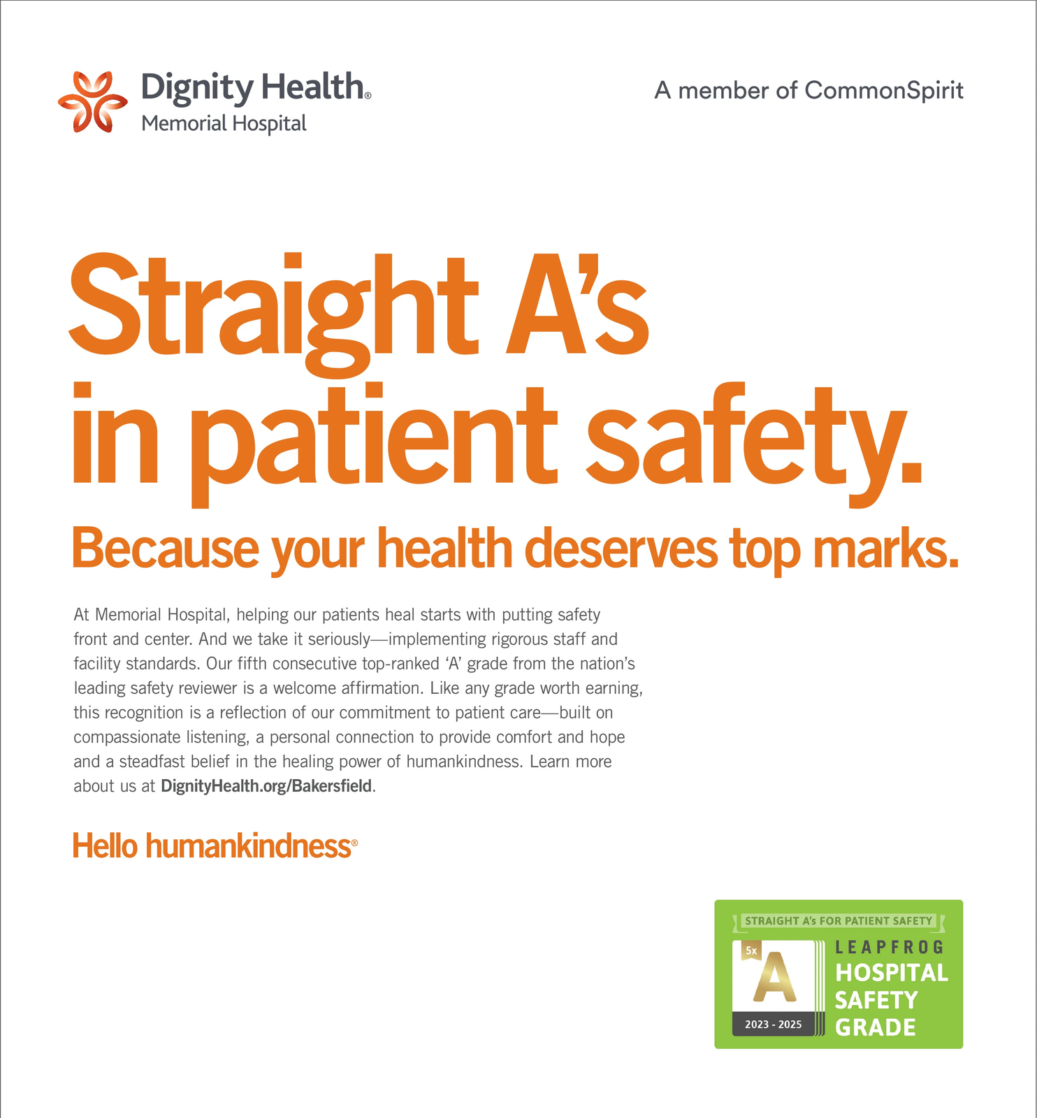 SATURDAY, MAY 24, 2025 Ad - Dignity Health Memorial Hospital ...