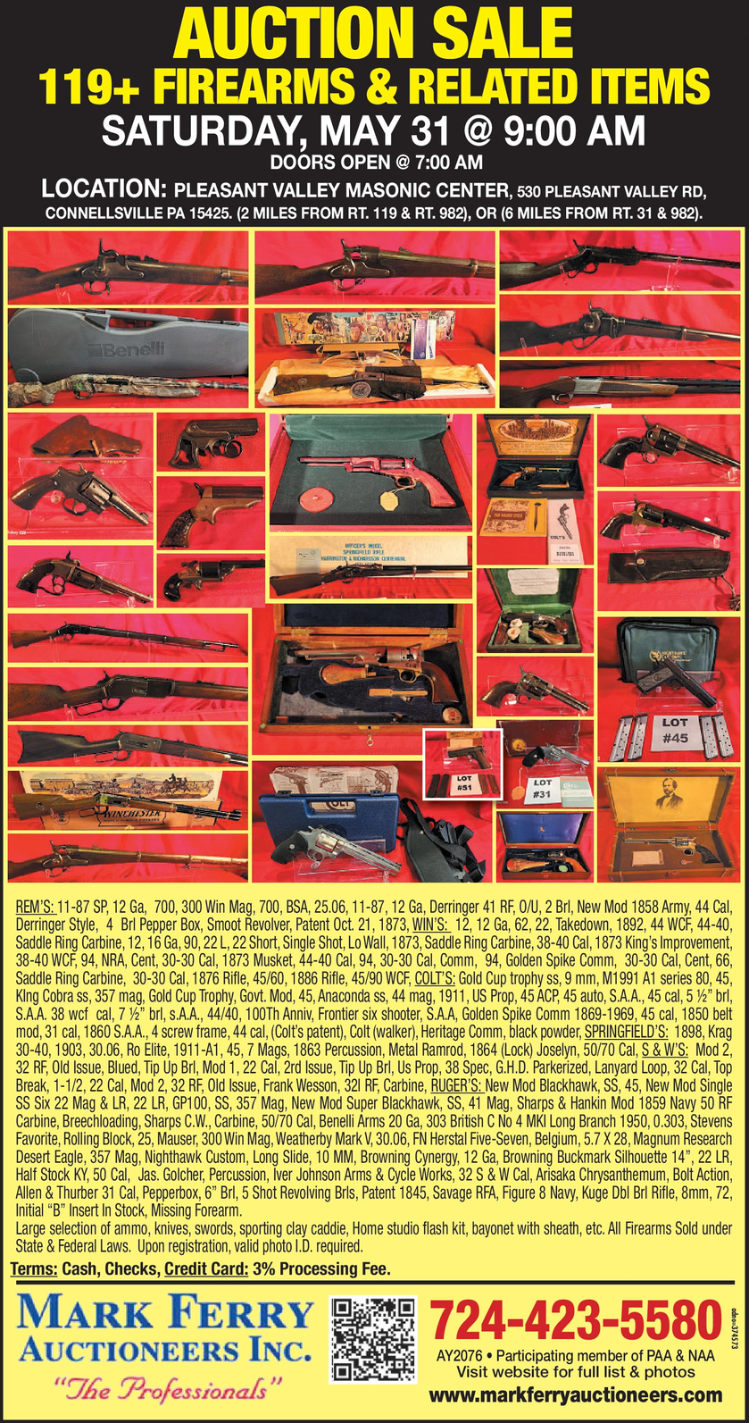 SUNDAY, MAY 25, 2025 Ad - Mark Ferry Auctioneers - Tribune-Review