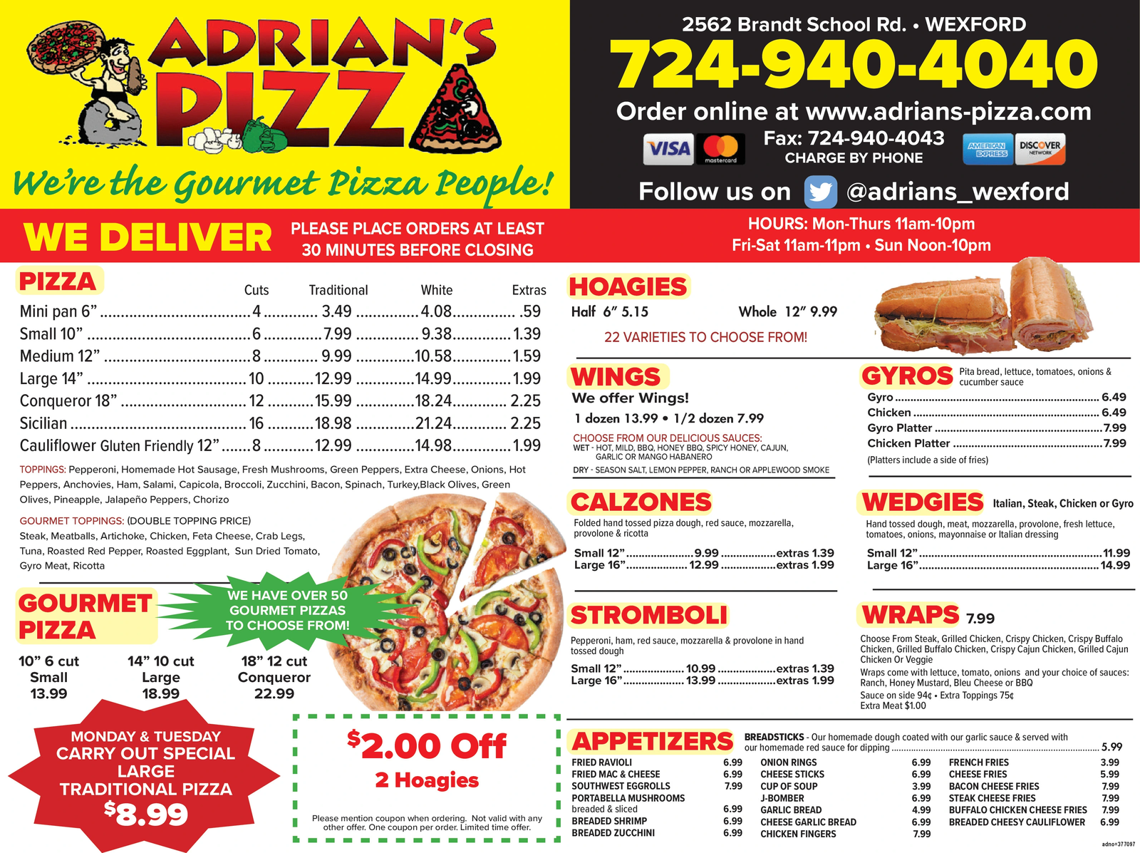 THURSDAY, JUNE 12, 2025 Ad - Adrian’s Pizza - Tribune-Review